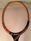 Vintage Wilson Champion Jimmy Connors Tennis Racket Black Brown Sports ...
