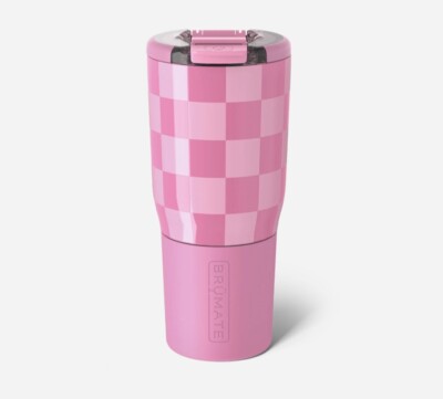 BrüMate 💗 Pink Checker Nav 25 oz. Travel Tumbler Cup BruMate NEW | eBay