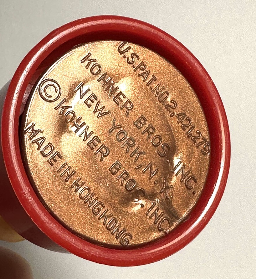 Vintage Kohner Bros Inc Yellow Cat Push Up Button Collapsible Toy Hong ...