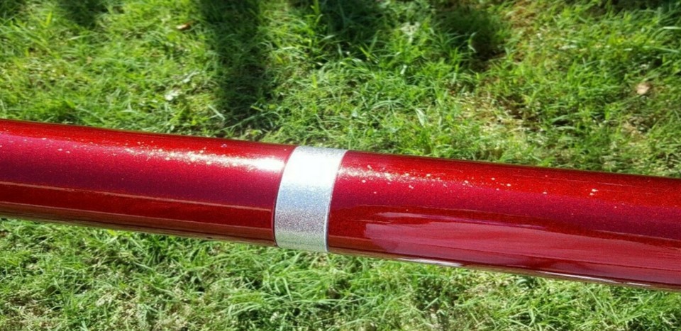 1/4 Pound Premium Fire Red .008" Metal Flake Custom Automotive Paint ...