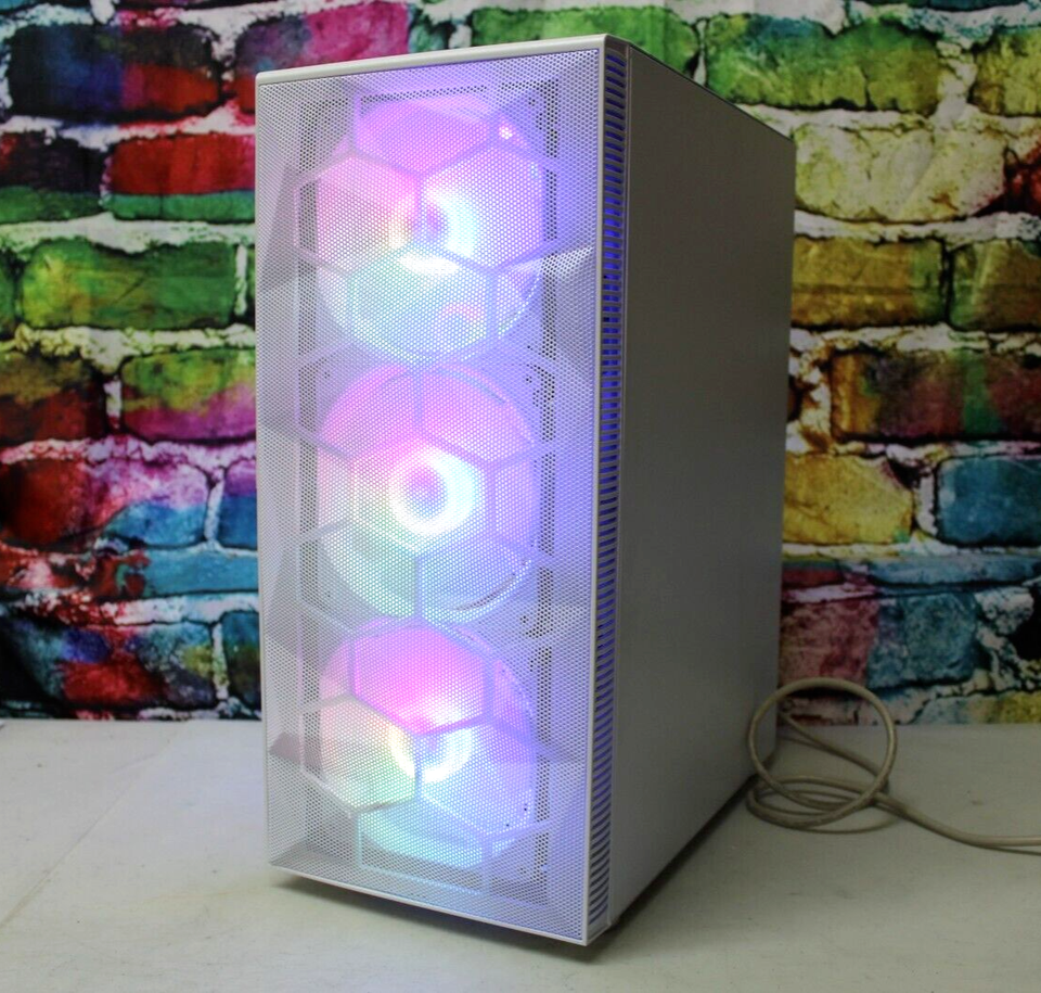 Custom White Gaming Desktop PC Intel Core i7 3.40 Quad 32 GB SSD Nvidia ...