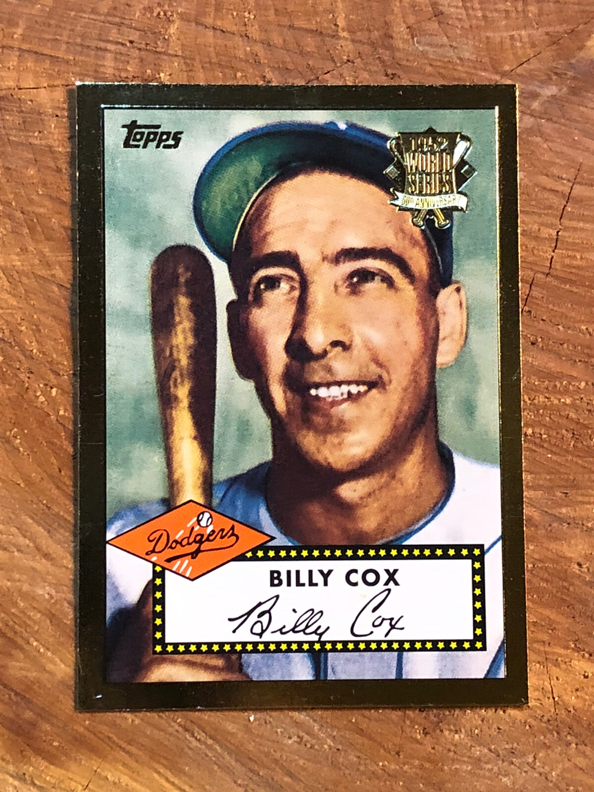 2002 Topps 1952 Reprint Billy Cox #232 NM-MT Brooklyn Dodgers World ...
