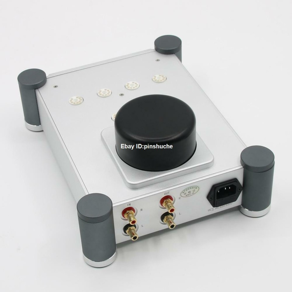 2019 12AX7+12AU7 Vacuum Tube Preamp | Stereo Audio HiFi | RCA | Silver ...