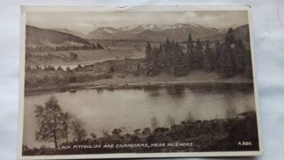 Vintage postcard,Aviemore,Inverness-Shire,Scotland,1953,Devizes ...