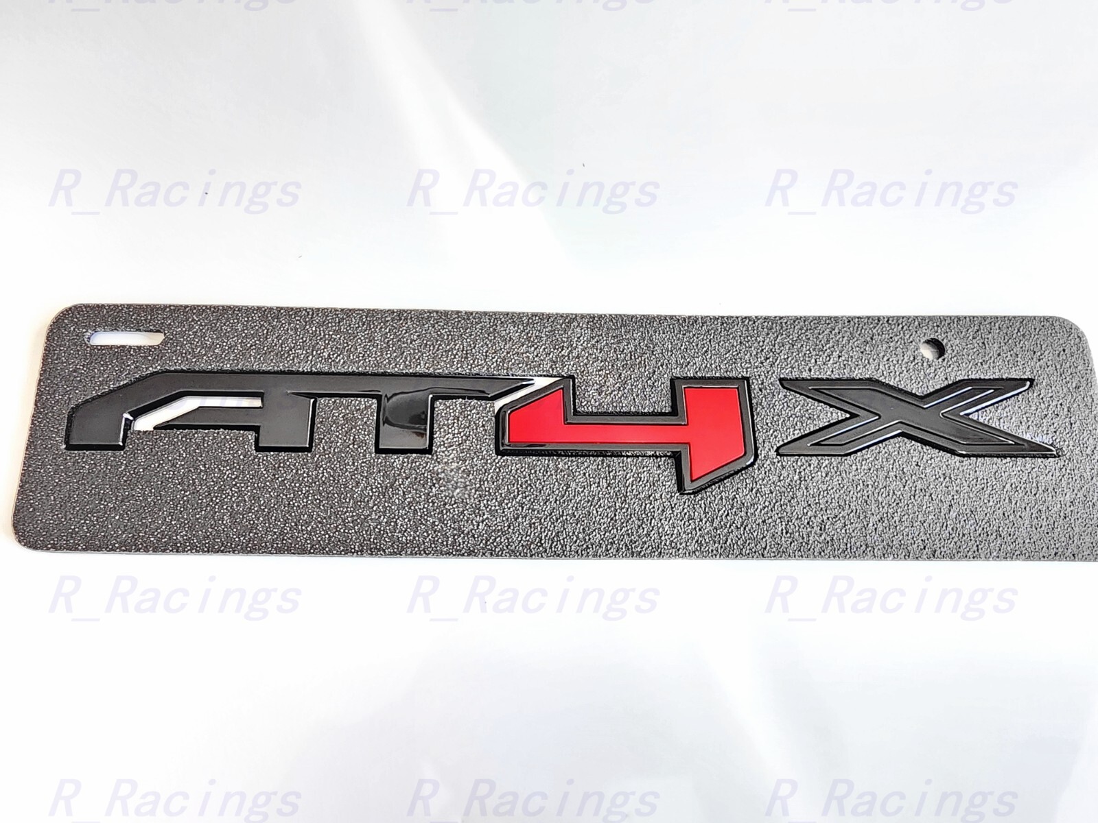 1PC Gloss Black Red Rear Tailgate AT4X Emblems GMC 2023-2024 Sierra ...