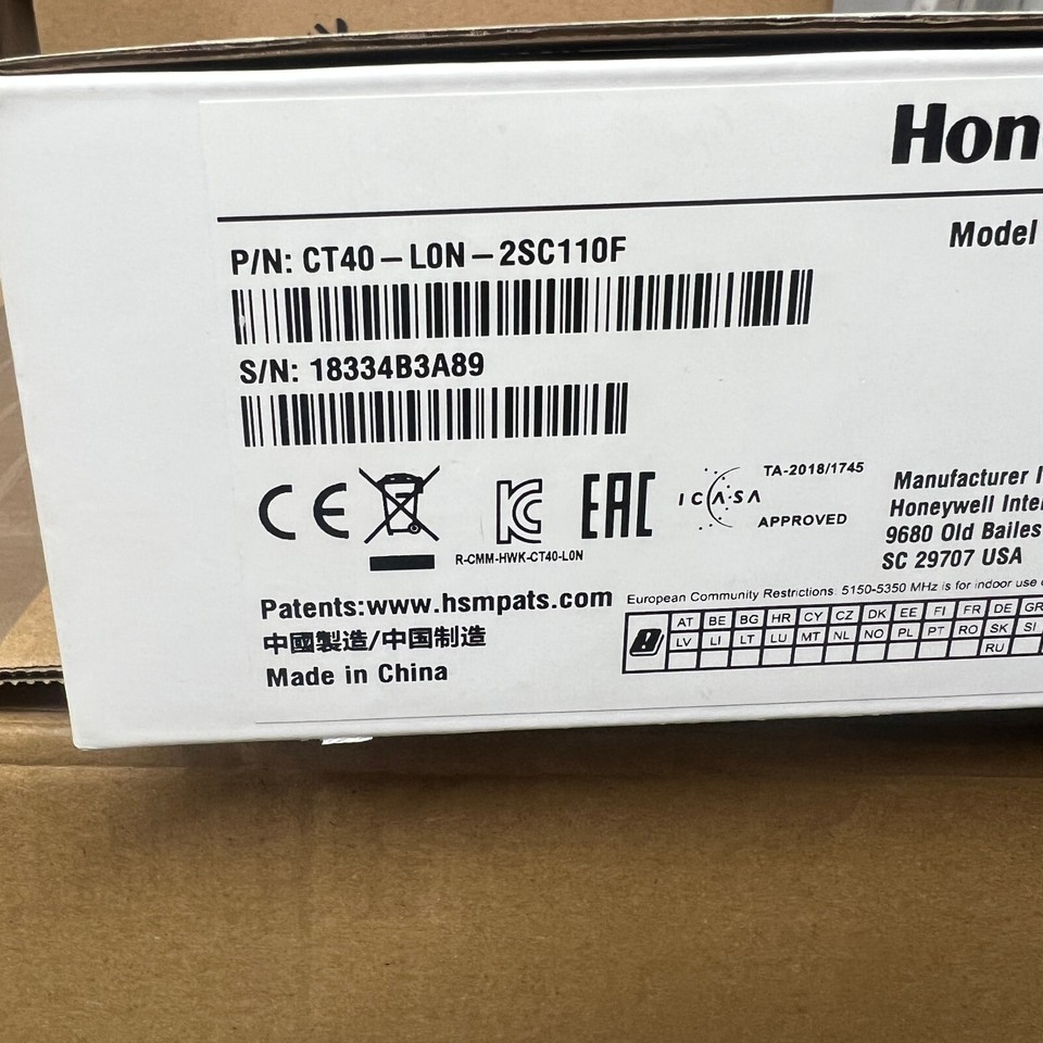 Honeywell CT40 CT40-L0N-2SC110F Barcode Scanner / Mobile Computer | eBay