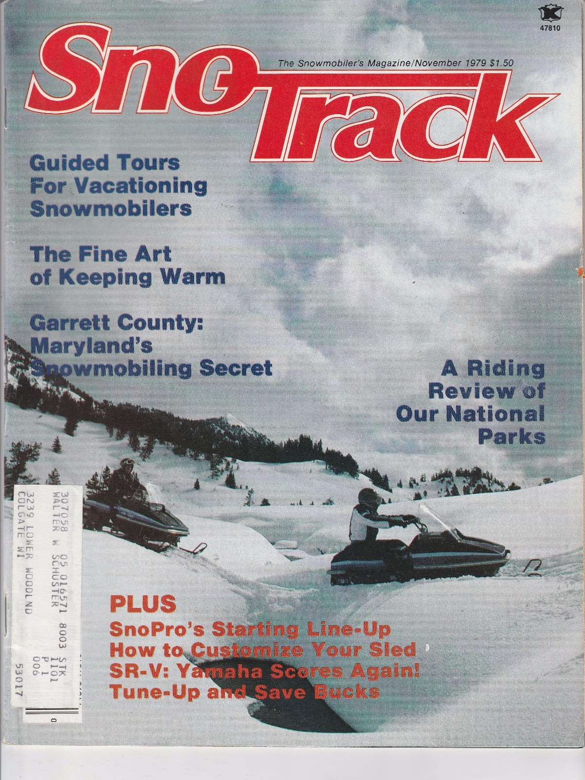 NOV 1979 USAA SNOTRACK snowmobile magazine | eBay