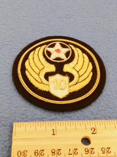 US Army BULLION Air Force 10th Division Patch USAAF USAAC corps | eBay