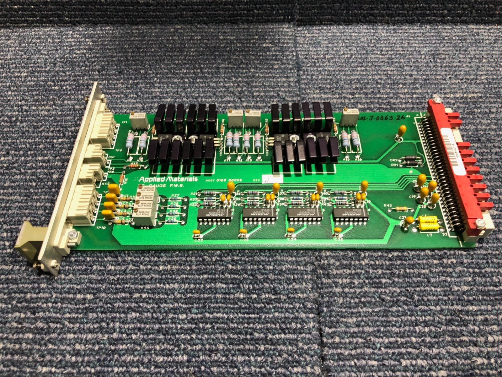 AMAT Applied Materials 0100-00008 TC Gauge P.W.B. PCB Card , AMAT 5000 ...