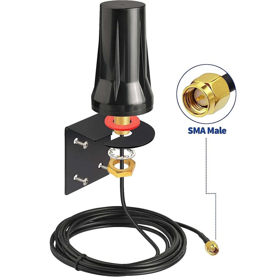 Cellular GSM 3G 4G+ LTE Antenna Outdoor WiFi Bluetooth M2M IoT Aerial ...