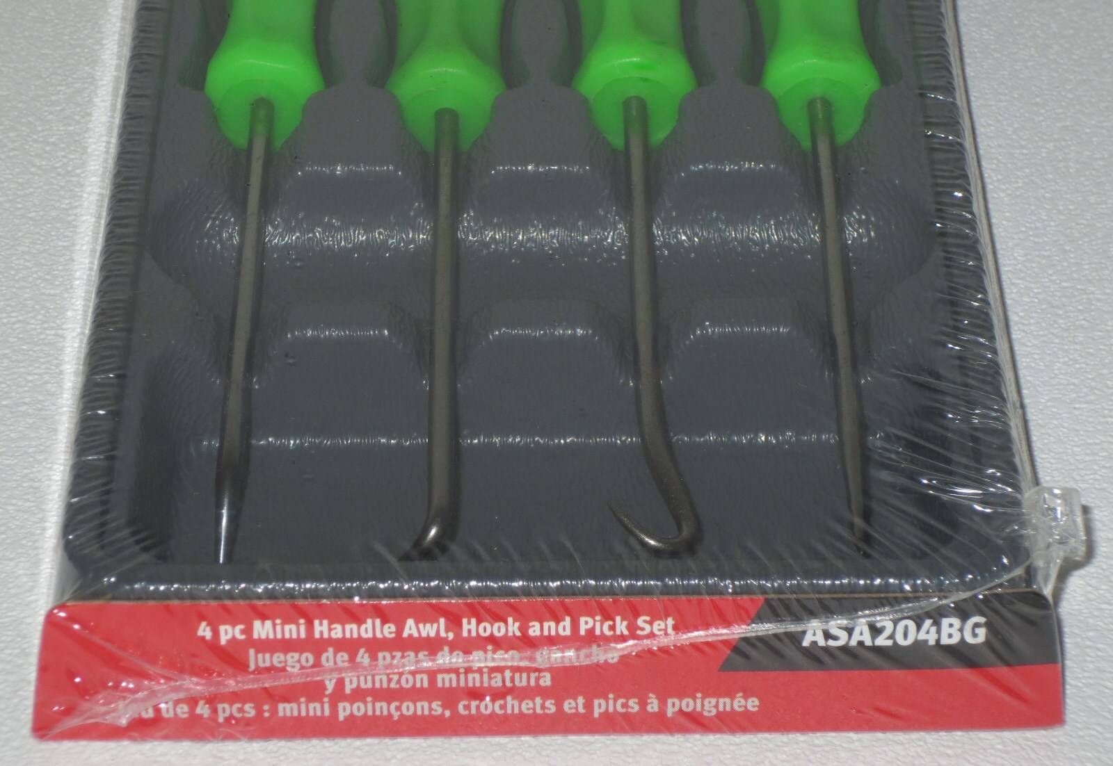 Snap-on 4 PC Mini Handle Awl Hook & Pick Set Green ASA204BG for sale ...