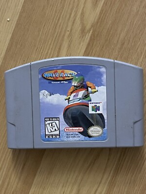 Wave Race 64 Nintendo 64 N64 Game Kawasaki JetSki Seadoo Wave Racer ...