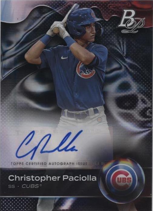 2023 Bowman Platinum - Top Prospects Christopher Paciolla #TOP-83 ...