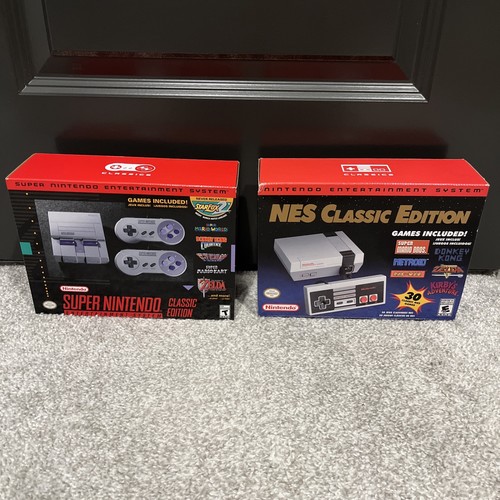 BRAND NEW NES classic Edition And Super Nintendo Classic Edition ...