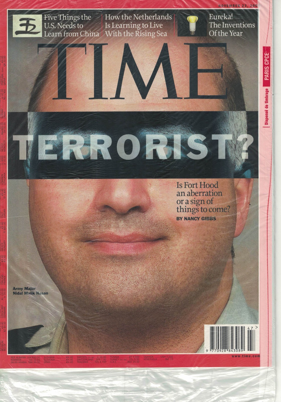 Fort Hood Terrorist ? Army Major Nidal Malik Hüseyin Time Magazine 2009 ...