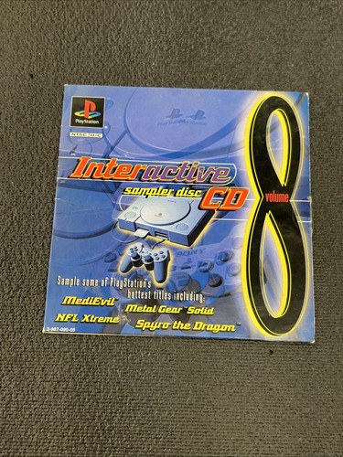 PlayStation Interactive Sampler Disc CD Volume 8 Original Sleeve PS1 | eBay