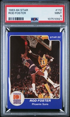 1983-84 Star #112 Rod Foster PSA 9 Phoenix Suns CENTERED | eBay