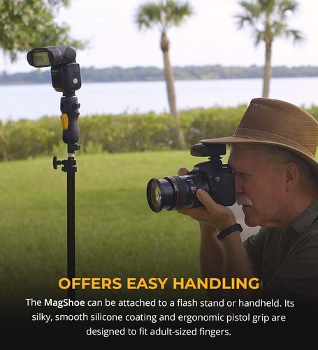 MagMod MMSHOE01 Universal Aluminum Cold Shoe Flash Mount for Off Camera ...