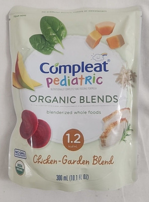 Compleat Pediatric Organic Blends Tube Feeding Chicken-Garden 10.1 oz ...