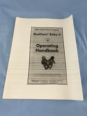 Reality Works Real Care Doll Baby Care II Instructional Manual 43 Pgs ...