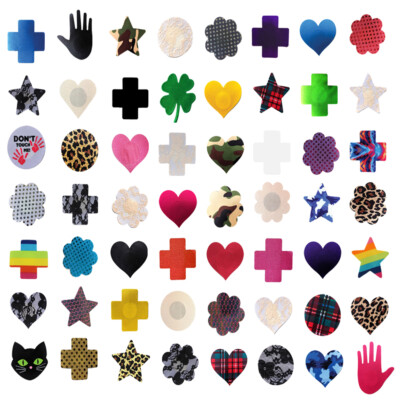 Nipple Pasties Covers Pasty Tit Tape Boob Pad Stickers Breast Patch Bra ...