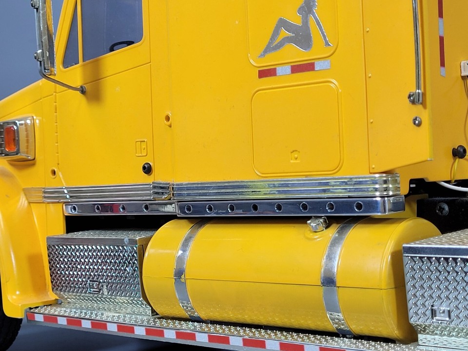 Pair Aluminum Rear Under Sleeper Bar Bracket Mount Tamiya R/C 1/14 ...