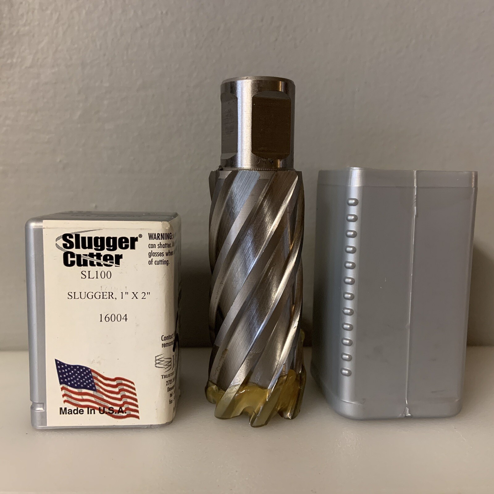 NEW SLUGGER CUTTER SL100 Annular Hole Cutter 1" X 2" Jancy Mill Drill ...