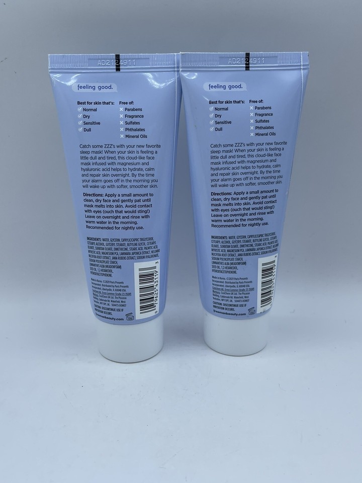2 - Freeman Sleepy Time Whipped Facial Mask 4 RESTLESS SKIN & MIND ...