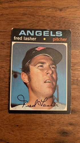 1971 Topps #707 Fred Lasher Angels- High Number Hi # | eBay