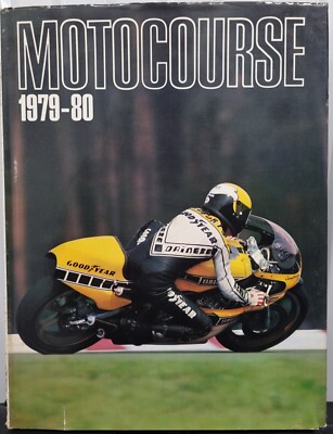 Motocourse 1979-80 KENNY ROBERTS. (SNR) Knee down action. The Sheene ...