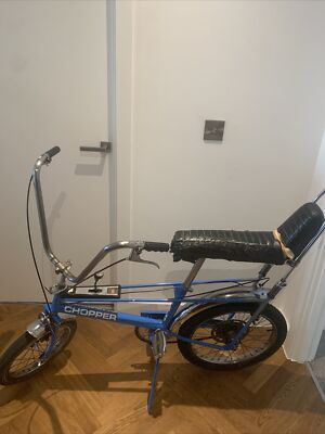 Raleigh Chopper MK1 Bike Blue Original 1970s Rare Mark 1 Original ...