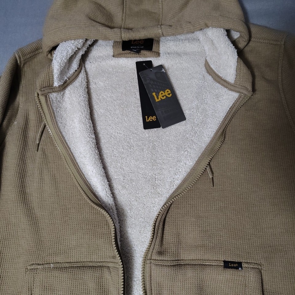 Lee - Mens Size XL - Kelp - Sherpa Lined - Hooded Jacket - MSRP $70 ...