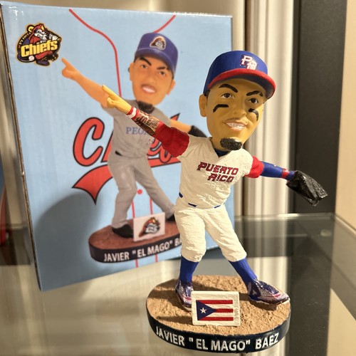 Javier Baez “El Mago” Bobblehead CUSTOM Puerto Rico WBC Cubs Javy Baez ...