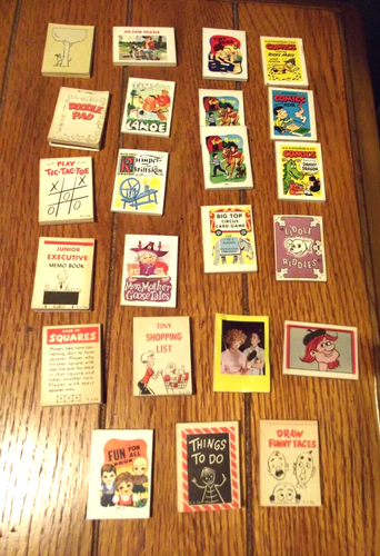 Vintage Lot of 23 Cracker Jack Prizes-Miniature Books-Comics-Puzzles ...