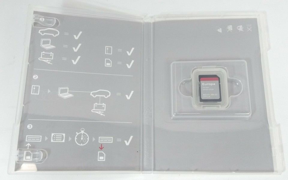 Audi Satellite Navigation SD Card Update Card Mib-H Europe 2018/19 ...