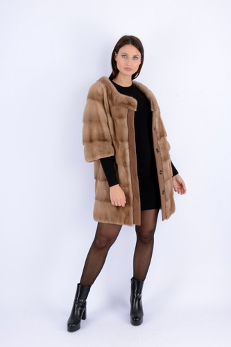 1088 REAL MINK FUR MINKCOAT NORKA FURCOAT FURJACKET GENUINE VINTAGE ...