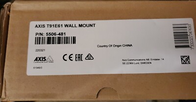 Axis T91E61 Wall Mounted Dome Security Camera (5506-481) | eBay