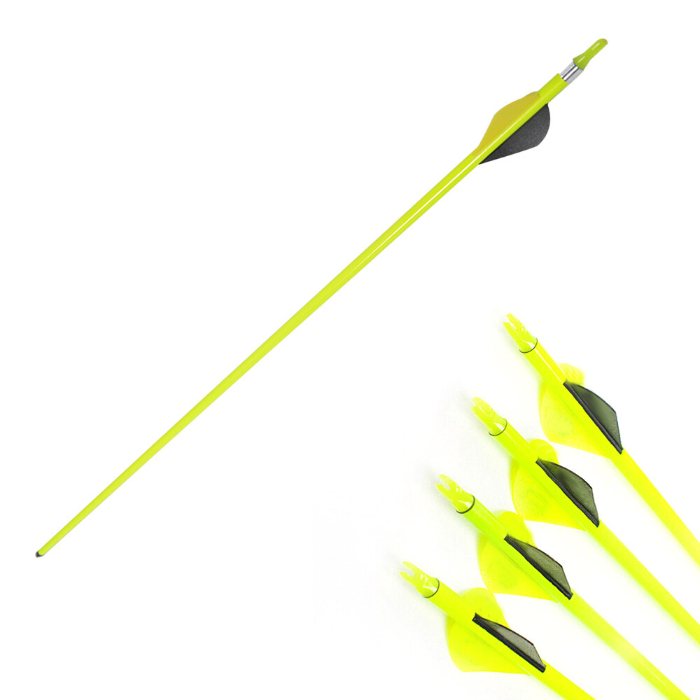 12Pcs Archery Arrows Mix Carbon Arrow 30" Steel Tip For Recurve ...