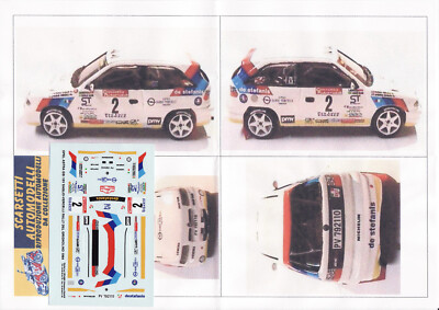 decals 1/43 Opel Astra GSi Saglio Del Grignolino 94 Port Gratuit | eBay