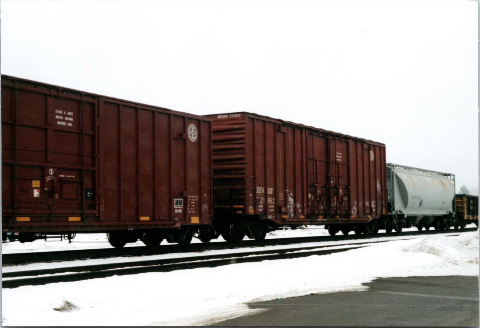 Lot Of 10 Train Locomotive Traincars Boxcar Original Photo 4×6 2007 ...