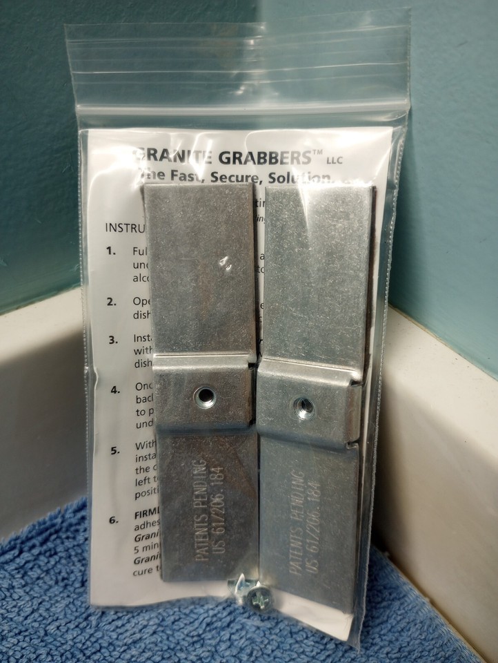 NEW Granite Grabbers dishwasher mounting hardware | eBay