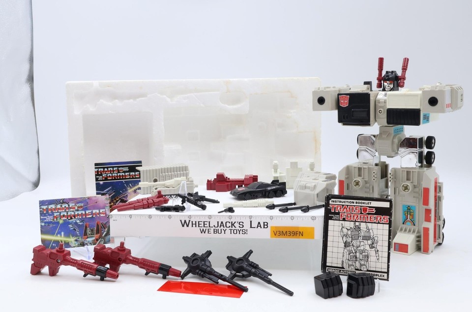 Metroplex RT W/BOX & INSERT 100% Complete 1985 Vintage G1 Transformers ...