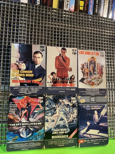 James Bond 007 Collection -CBS FOX 1st RELEASE Drawer Boxes Goldfinger ...