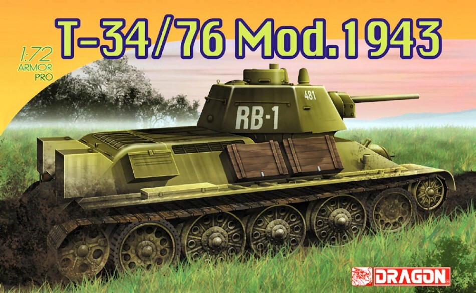 Dragon T 34/76 MOD 1943 KIT 1:72 | eBay.de