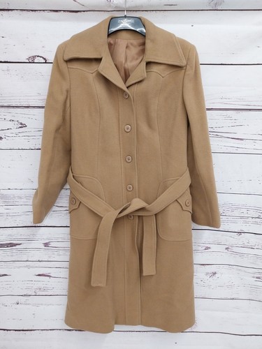 Alexon Full Length Coat - Wool Blend - Beige - UK Size 16 | eBay