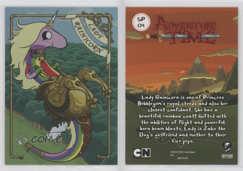 2014 Cryptozoic Adventure Time Steam Punk Foil Lady Rainicorn #SP04 2q1 ...