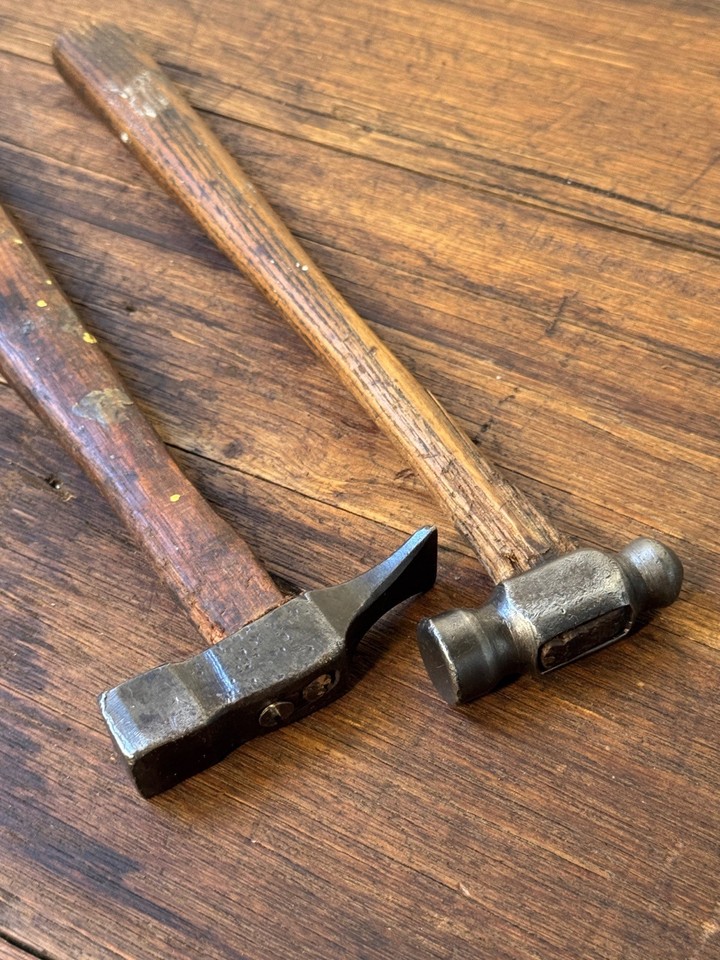 Vintage Antique Lot Interesting x3 Hammers Silversmith Jewellers 32oz ...