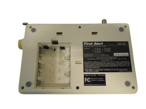 First Alert, Model WX-167, Public Alert Weather Radio, Emergency ...