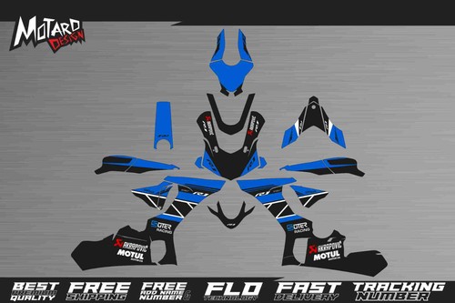 Graphics Kit for Yamaha YZF R1 2015 2016 2017 2018 2019 Decals Stickers ...