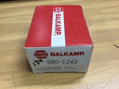 NAPA Balkamp By Signal-Stat Red Marker Light Lens Part 680-1243 / 9342 ...